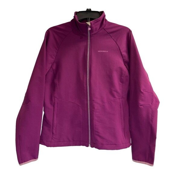 Merrell | Jackets & Coats | Merrell Womens M Full Zip Softshell Jacket ...